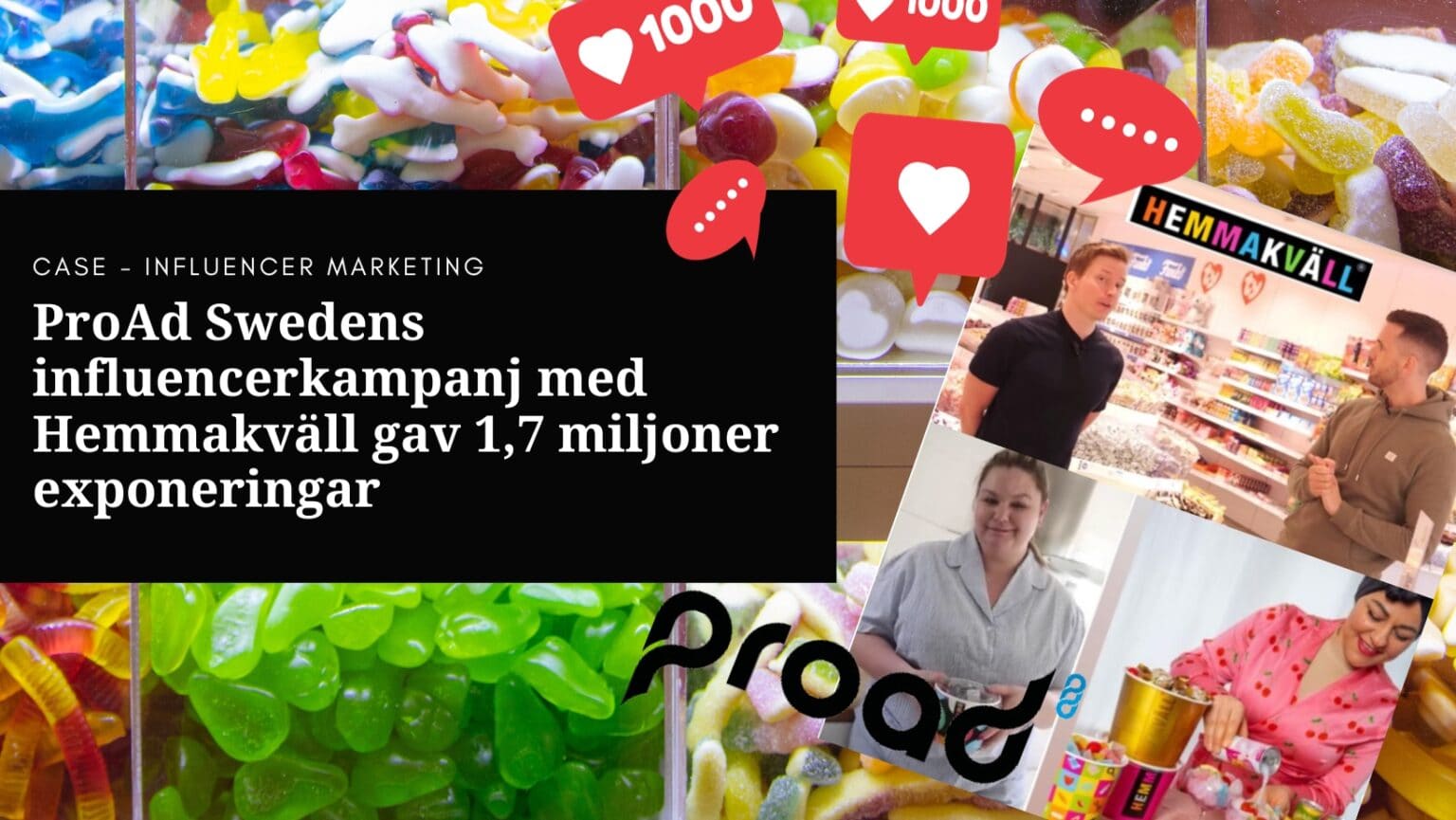 ProAd Swedens influencerkampanj med Hemmakväll gav 1,7 miljoner exponeringar - Influencereffect
