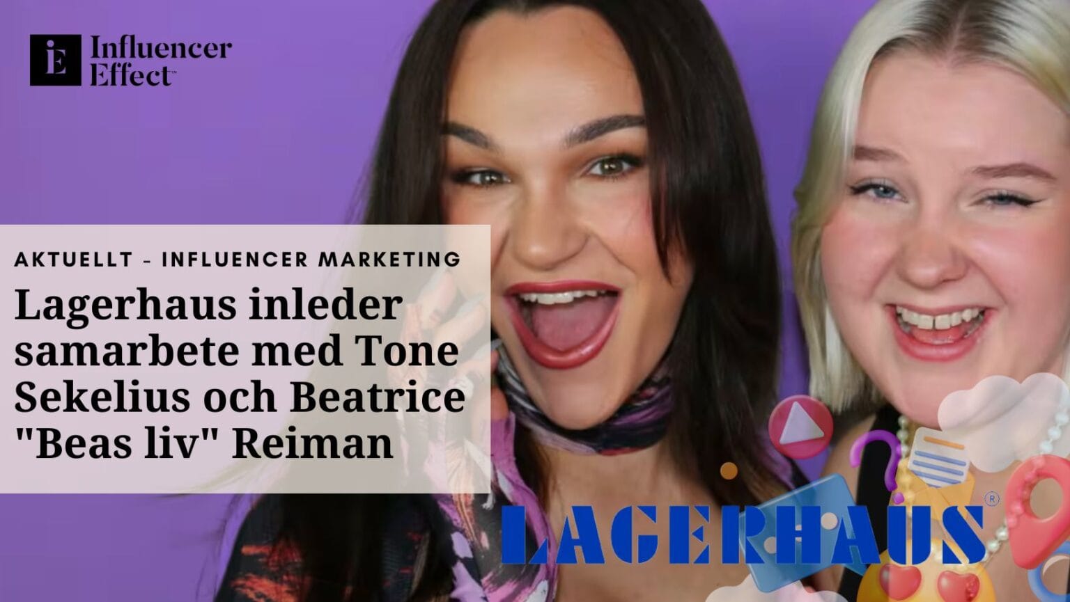 Lagerhaus inleder samarbete med Tone Sekelius och Beatrice "Beas liv ...